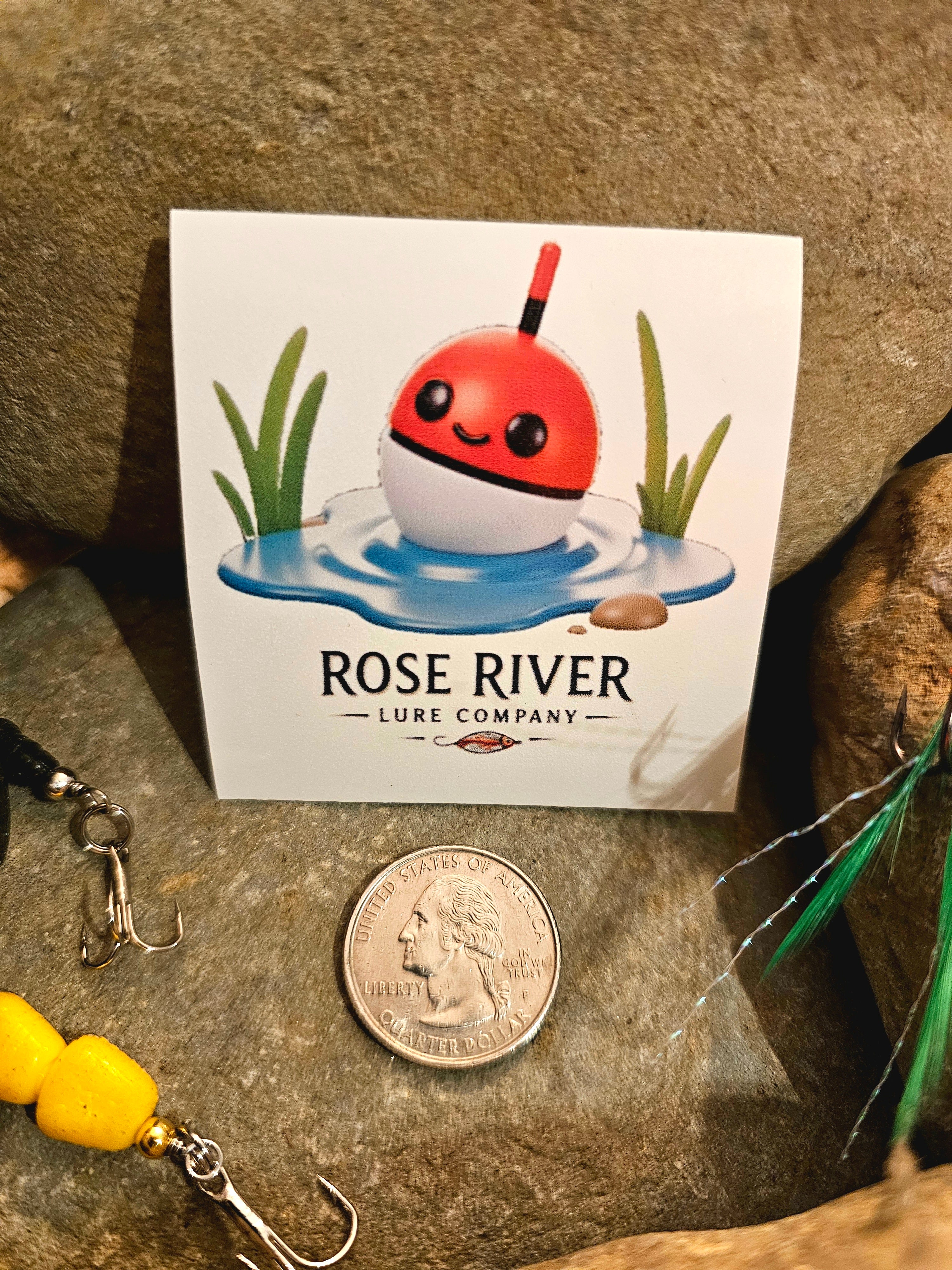 RRLC bobber sticker – Rose River Lure Company